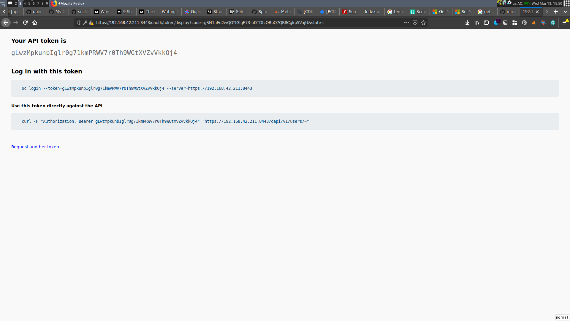 `minishift console --request-oauth-token` opens wrong uri for token request · Issue #3203 ...