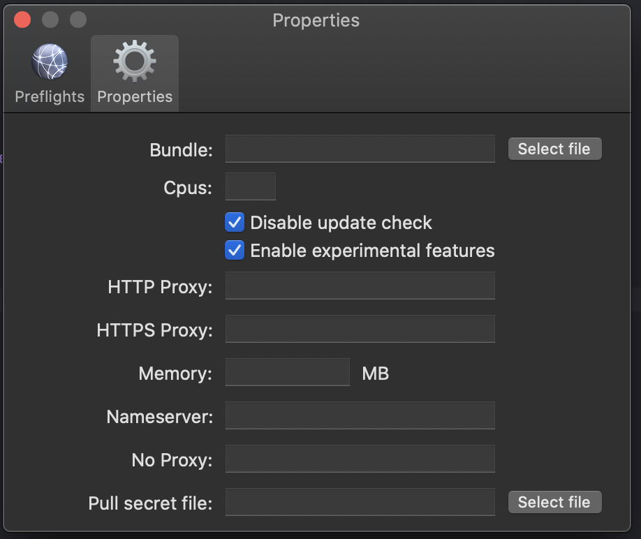 Add config capability · Issue #1 · crc-org/tray-macos · GitHub