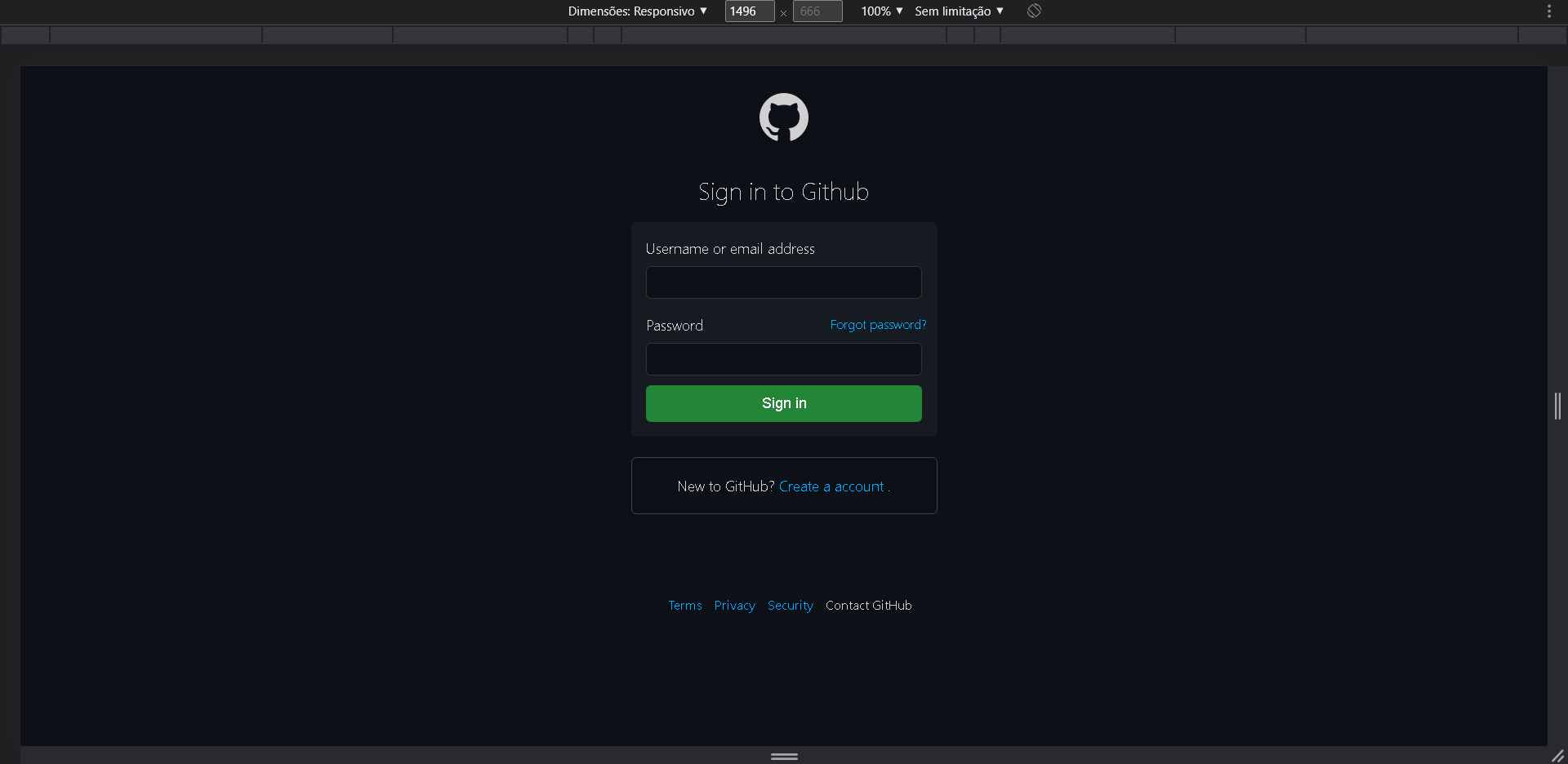 GitHub - rehfeld13/login-gitHub: Projeto feito para treino, refiz a tela de login do próprio ...