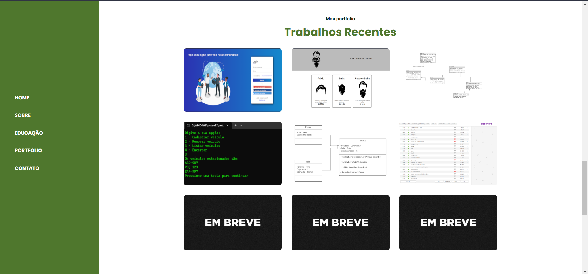 GitHub - erikfernanddes/PortfolioWeb: Meu portfólio web pessoal utilizando html, css e um pouco ...