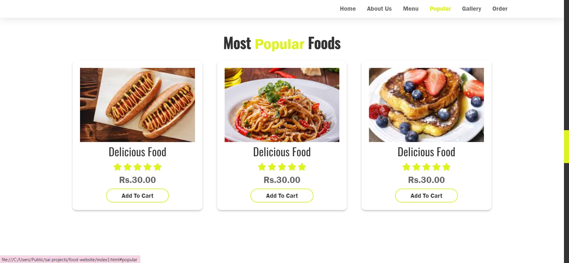GitHub - saiyere/online-food-order-website