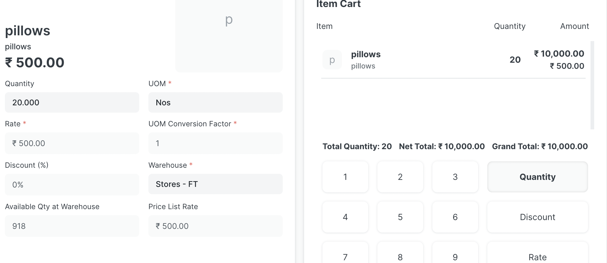POS: UI: discount based on pricing rule is displayed at the very last ...