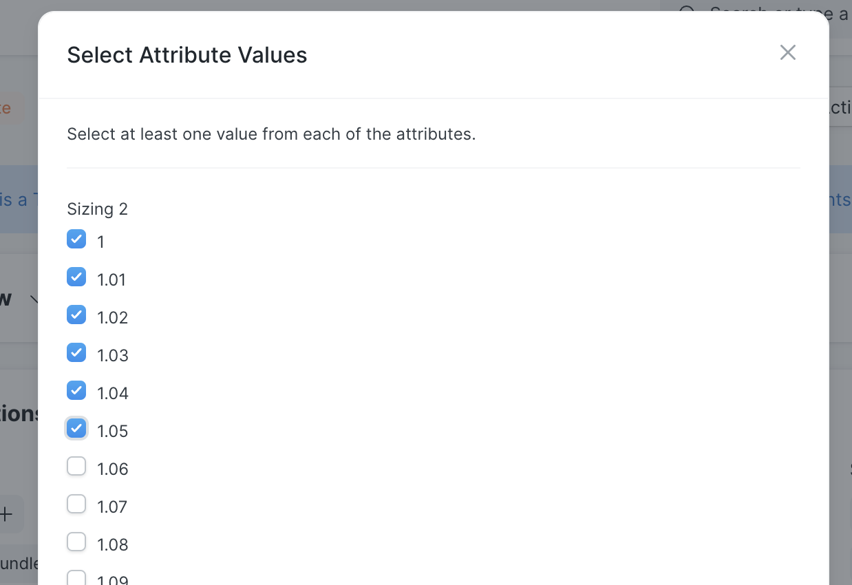 UI fixes: Item attribute selection modal · Issue #29996 · frappe/erpnext · GitHub