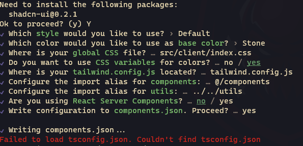 Init With New Cli In Js Project · Issue 652 · Shadcn Uiui · Github 4684