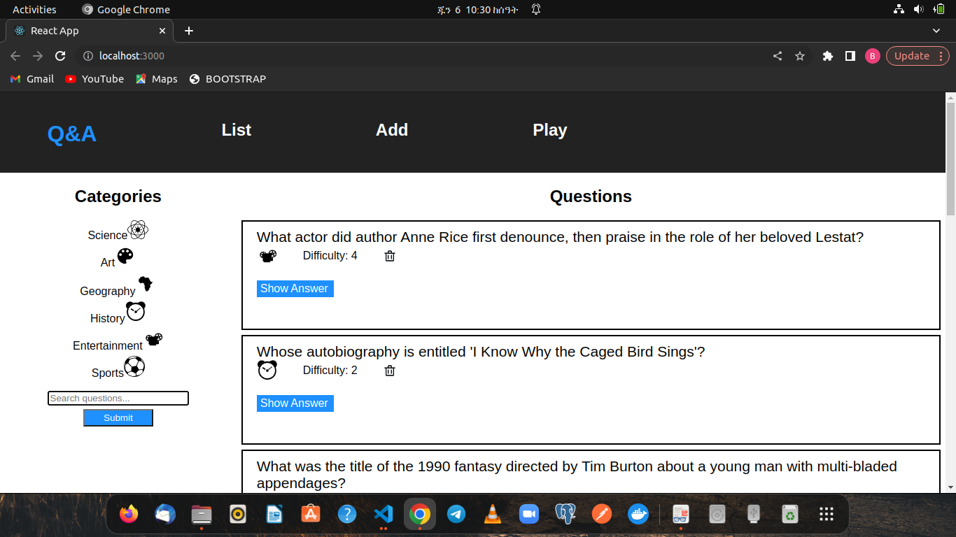 GitHub - Bahiru-Yimolal/Project-Trivia-API