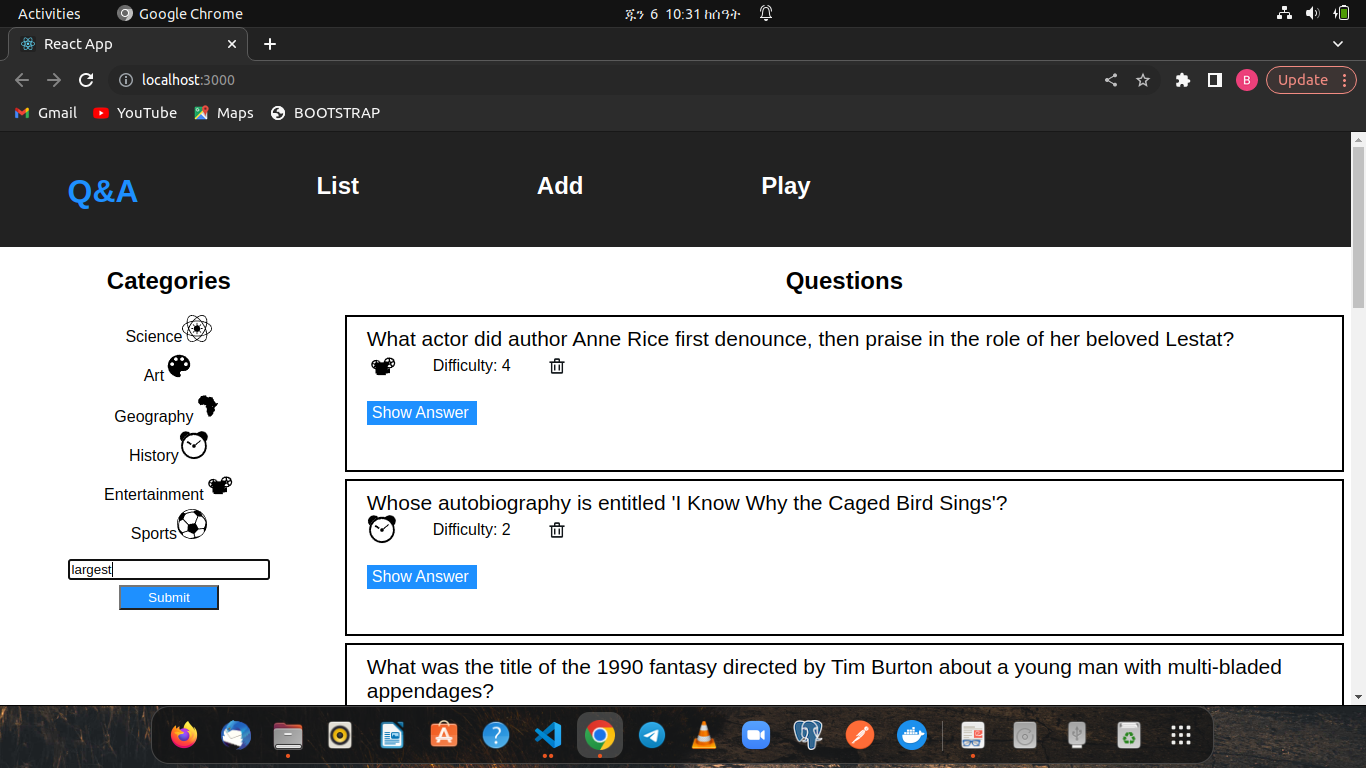 GitHub - Bahiru-Yimolal/Project-Trivia-API