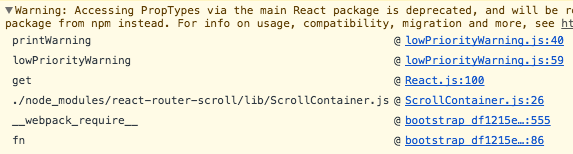 Accessing Proptypes Via The Main React Package Is Deprecated · Issue 9407