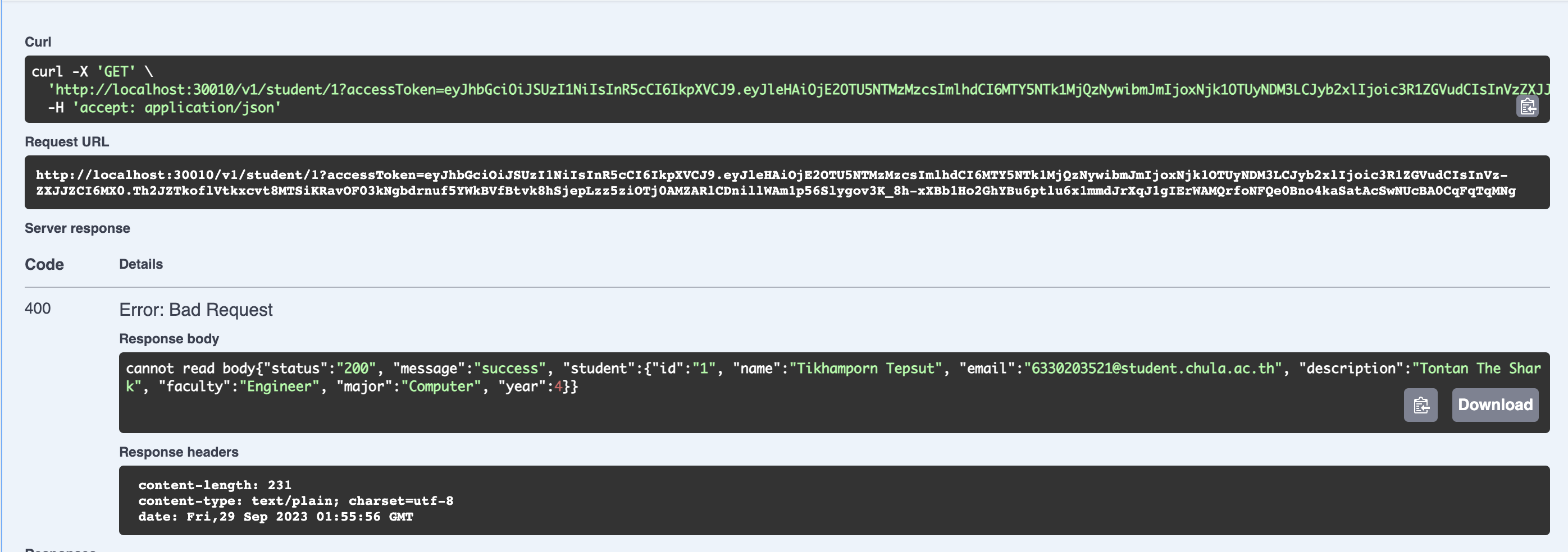 Staus Doesn't Match · Issue #32 · TendonT52/soft-arch-proj · GitHub