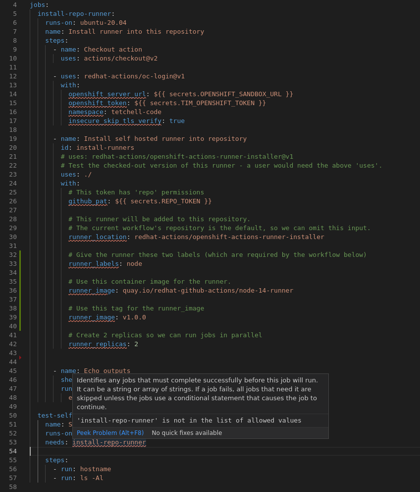 Incorrect Invalid Expression Error · Issue 77 · Cschleiden Vscode Github Actions · Github
