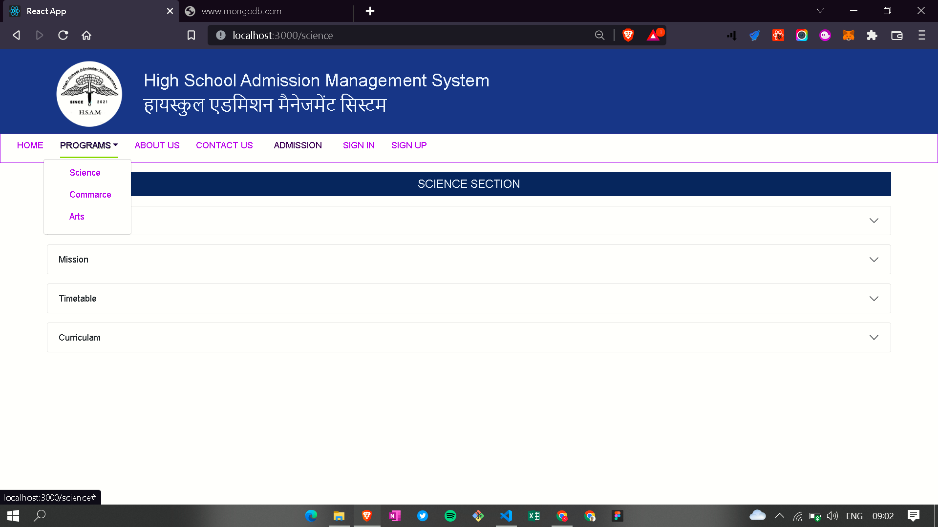 HighSchool-Admission-WebApp · GitHub