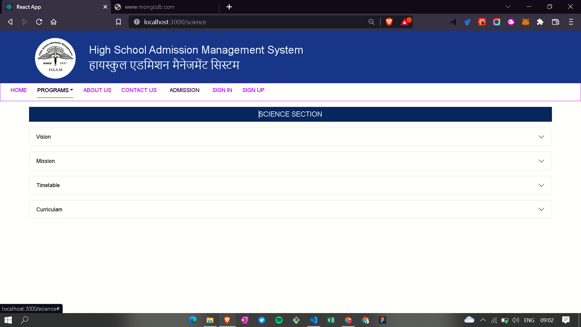 HighSchool-Admission-WebApp · GitHub