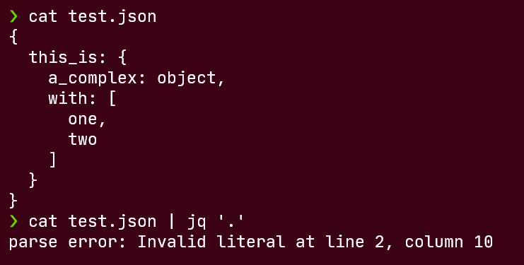 Output of `convertToJson` funtion is not using valid JSON syntax ...