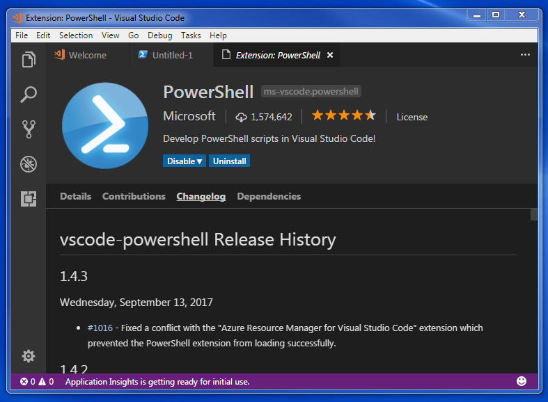 Update 1.17.1 breaks ps extension · Issue #1054 · PowerShell/vscode-powershell · GitHub
