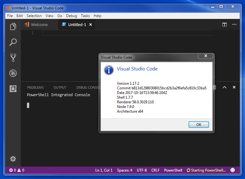 Update 1.17.1 breaks ps extension · Issue #1054 · PowerShell/vscode ...
