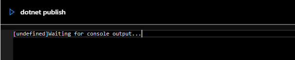 [undefined]Waiting for console output... · Issue #8077 · microsoft ...