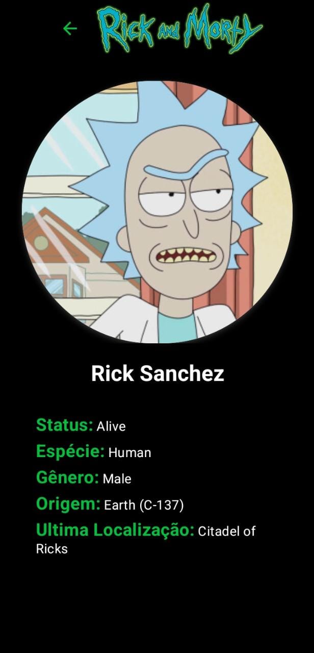 GitHub - victorbrambilla/rick-morty-mobile.app: :bulb: Rick and Morty Mobile App feita com React ...