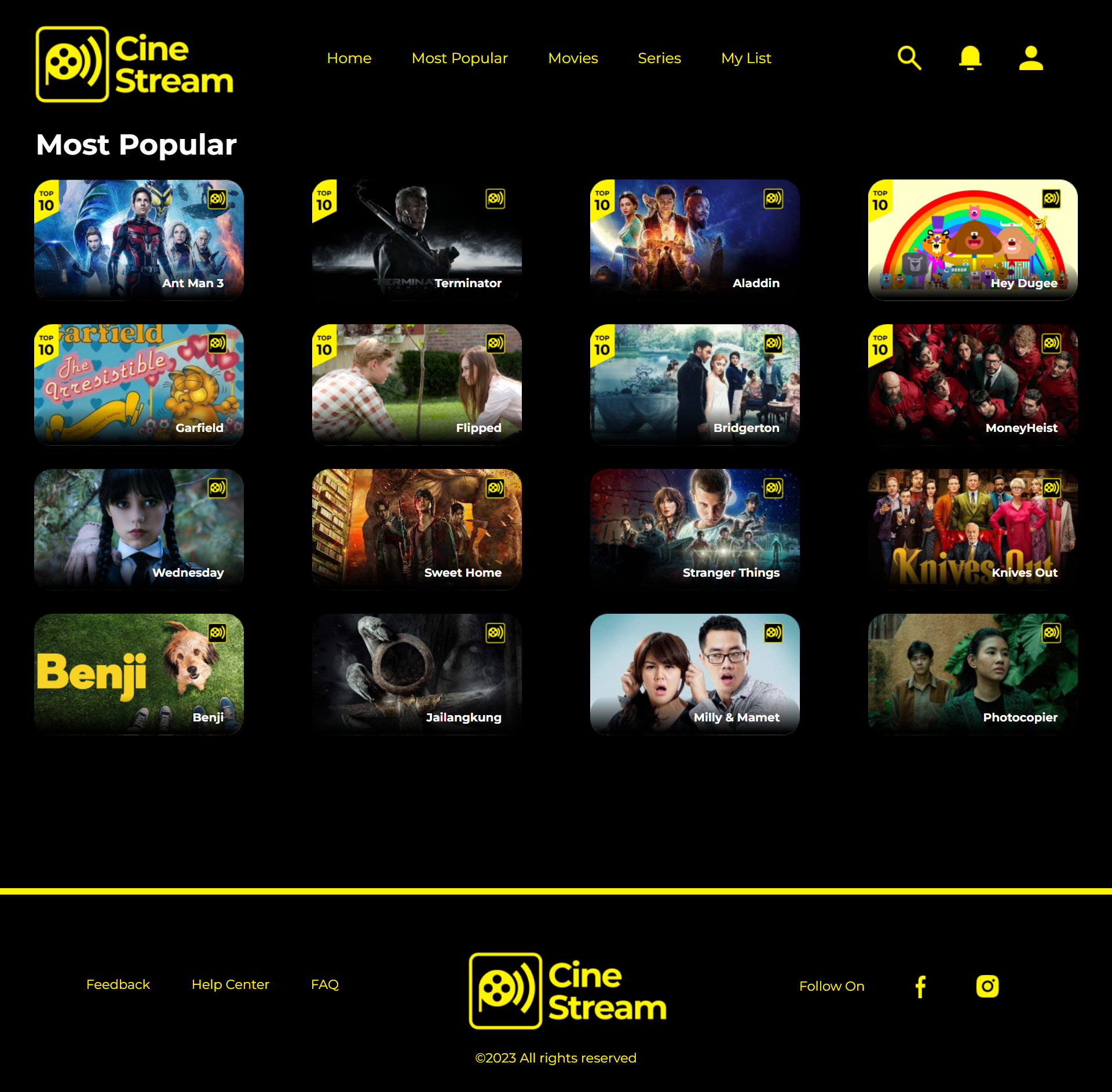 GitHub - javierjustin13/cinestream: Prototype streaming website called CineStream