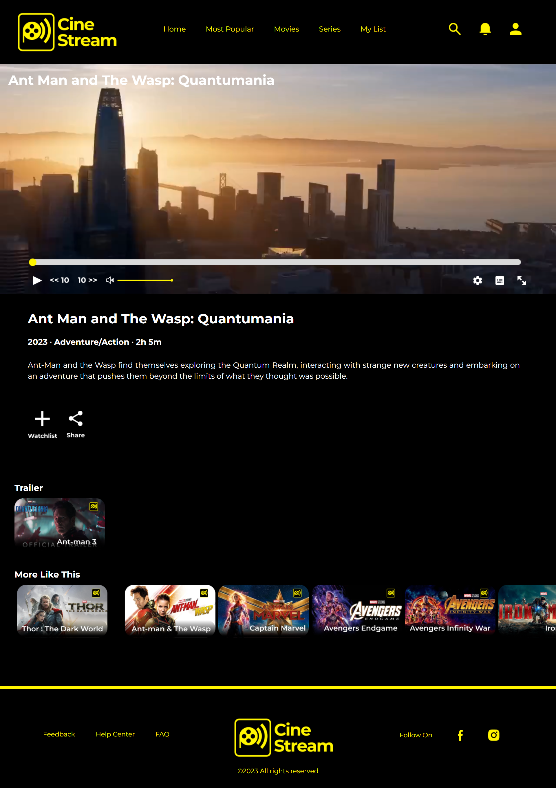 GitHub - javierjustin13/cinestream: Prototype streaming website called CineStream