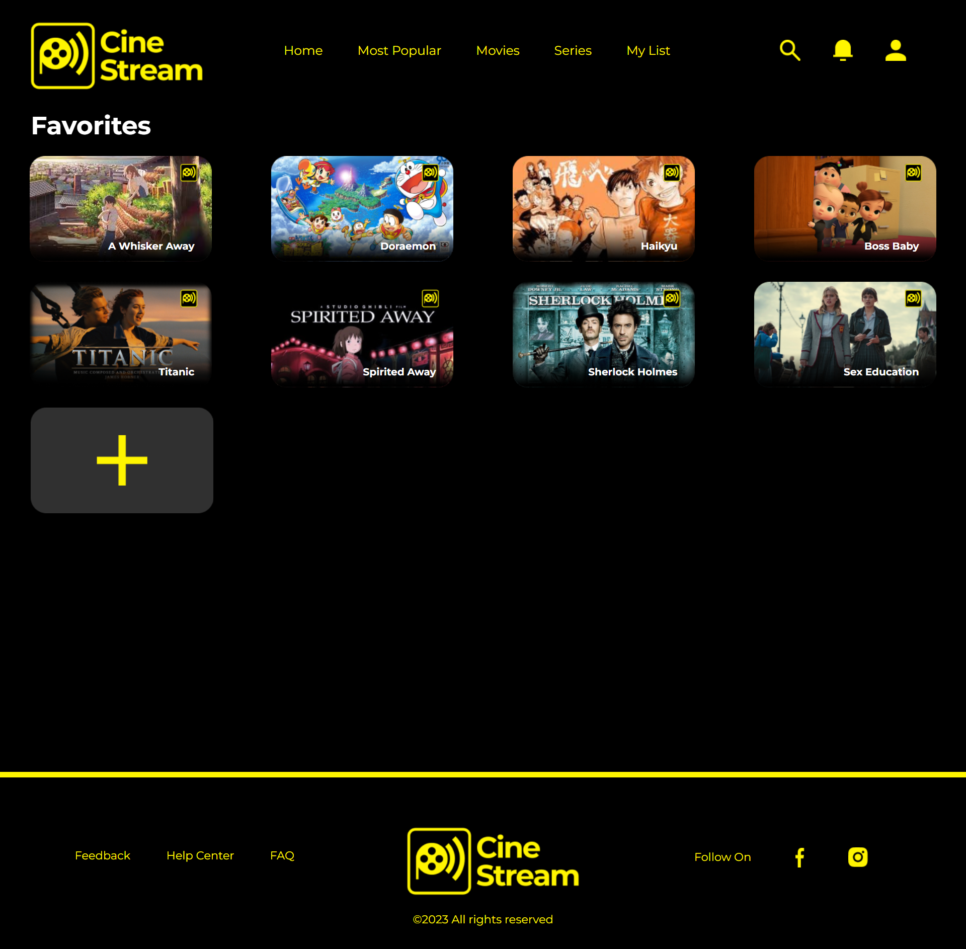 GitHub - javierjustin13/cinestream: Prototype streaming website called CineStream