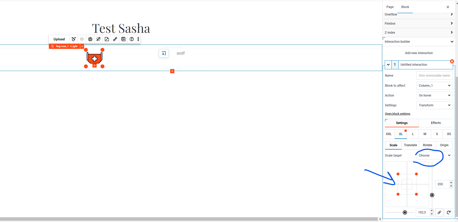 IB. Target of transform is changing to first changed target if use handle · Issue #4300 · maxi ...
