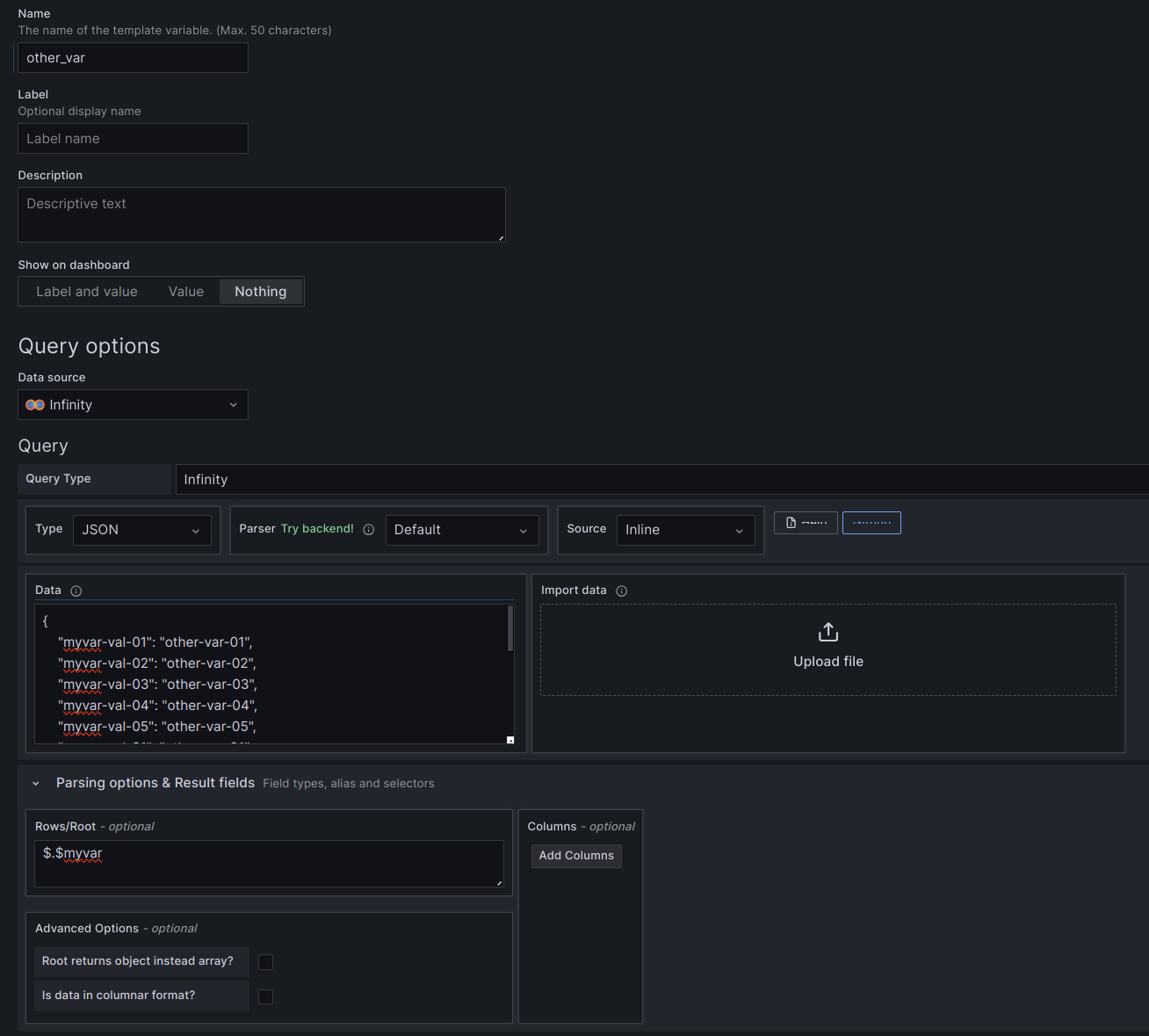 Cleaner UI for linked variables in dashboards · Issue #76880 · grafana/grafana · GitHub