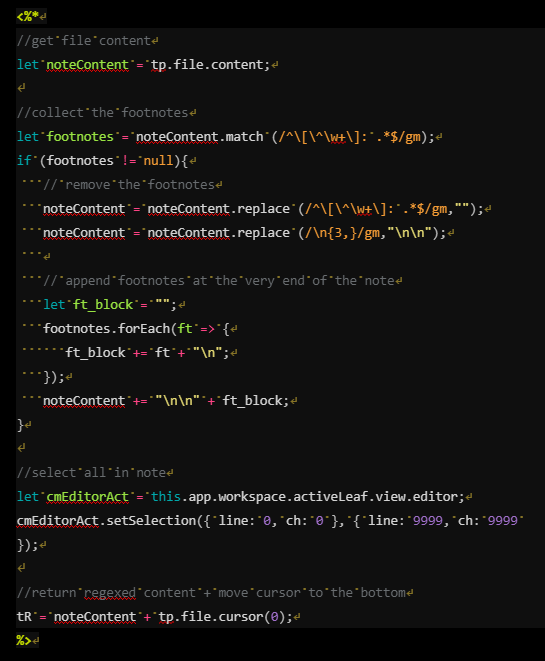 It shows after update to v. 1.9.9 · Issue #399 · SilentVoid13/Templater · GitHub