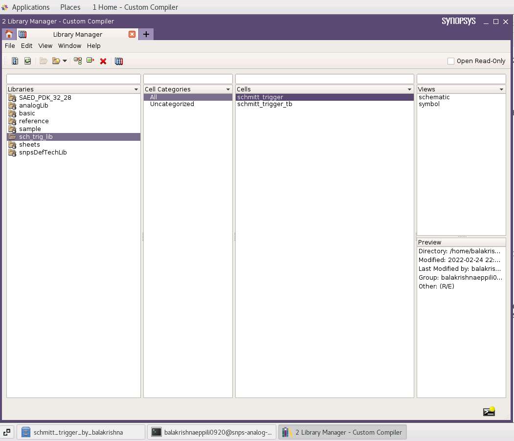 GitHub - BALAKRISHNA-EPPILI/Schmitt_Trigger: This repository presents the design of Analysis of ...