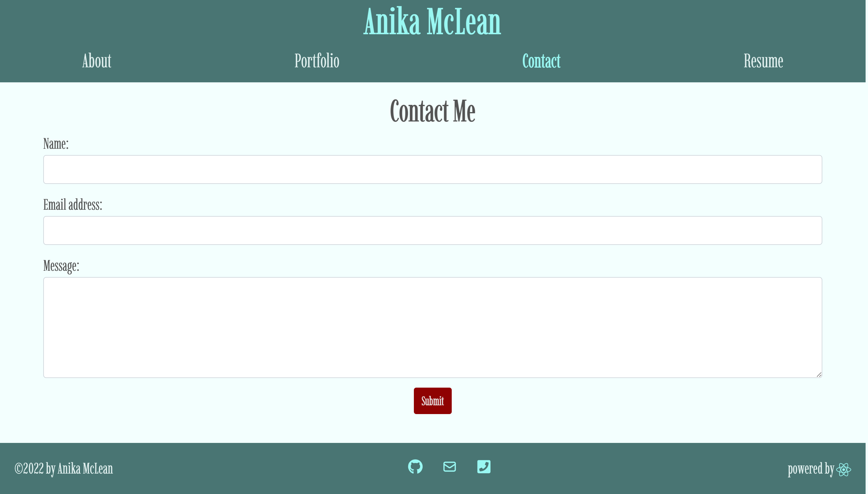 GitHub - anikayoka/iam-portfolio: A single page application portfolio site highlighting projects ...
