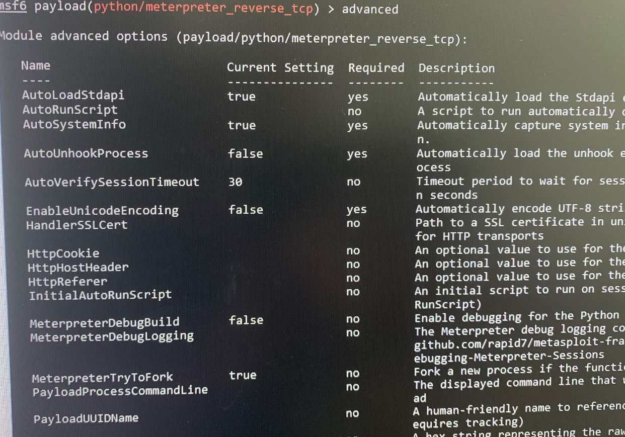Python/Meterperter/Reverse_TCP - Change ‘Require’ setting under advanced option · Issue #16594 ...