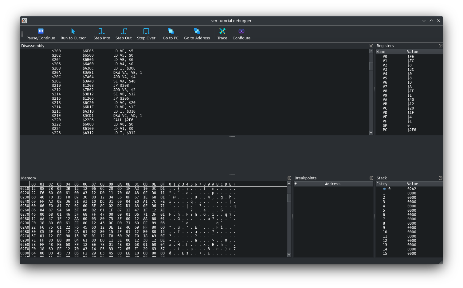 GitHub - kaichiuchu/vm-tutorial: Virtual machine tutorial targeting CHIP-8