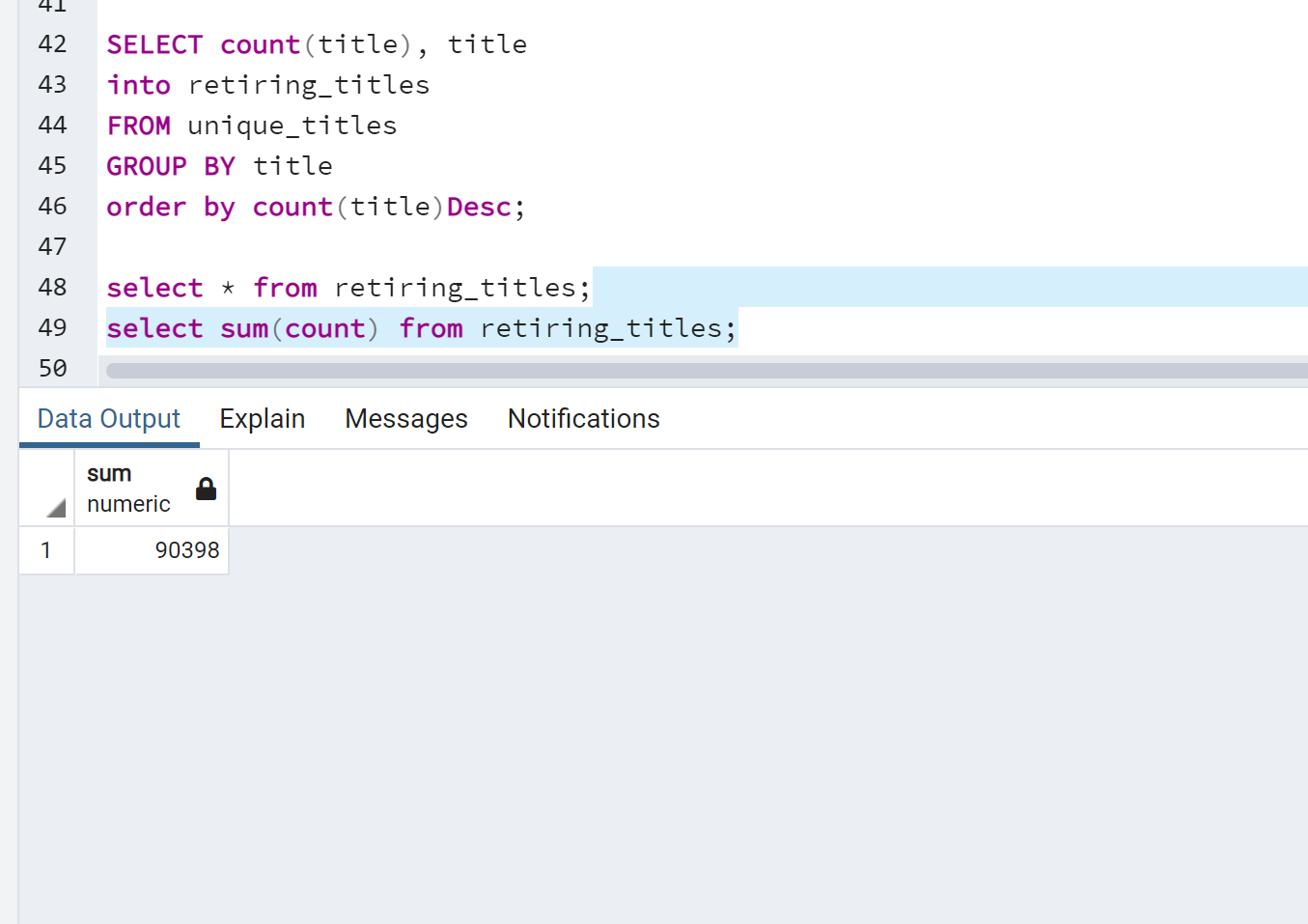 GitHub - Shaza-Safi/Pewlett-Hackard-Analysis
