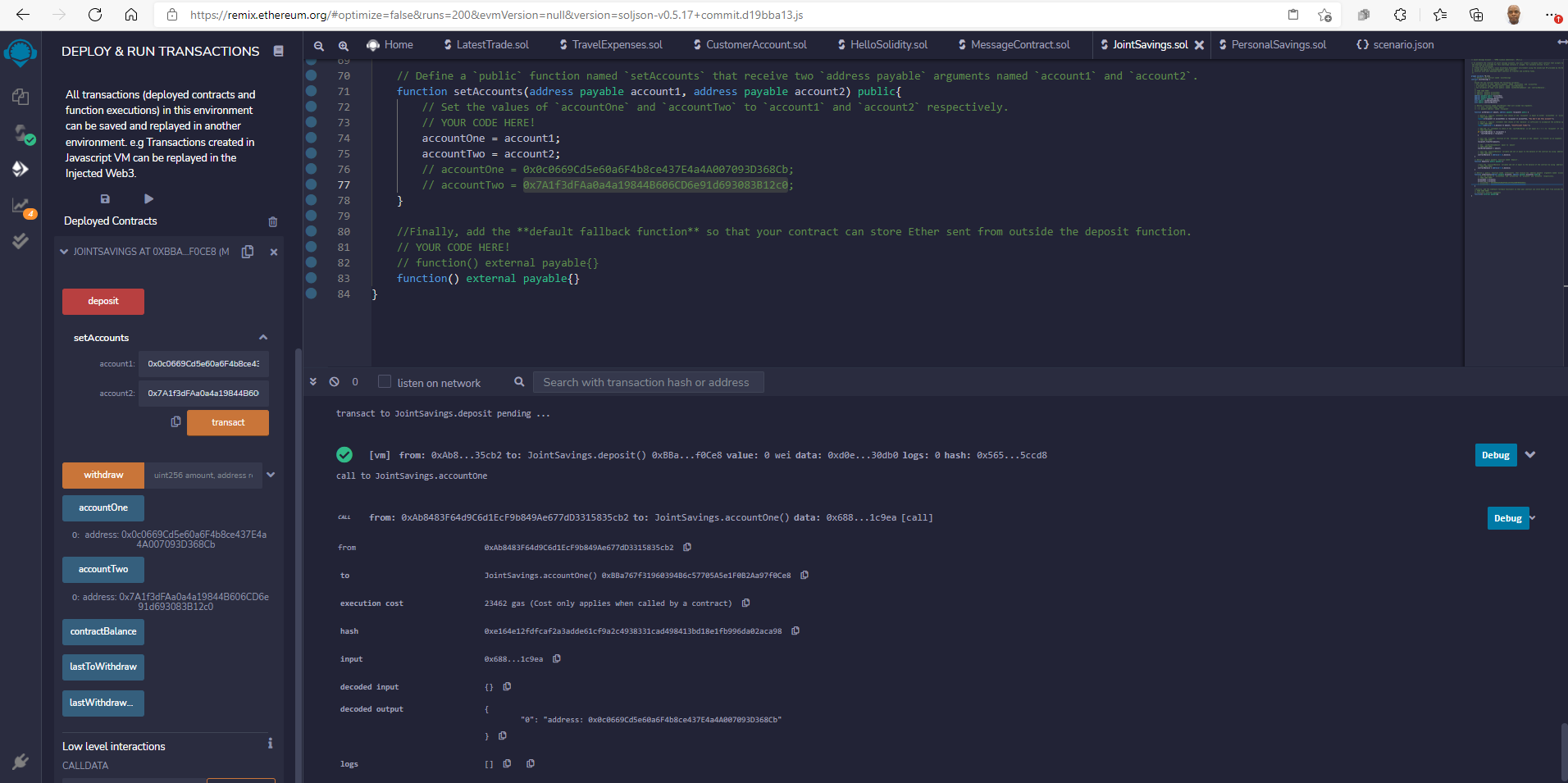 GitHub - EGeorge2021r/Challenge20_Repo: Create a Solidity smart contract that accepts two user ...