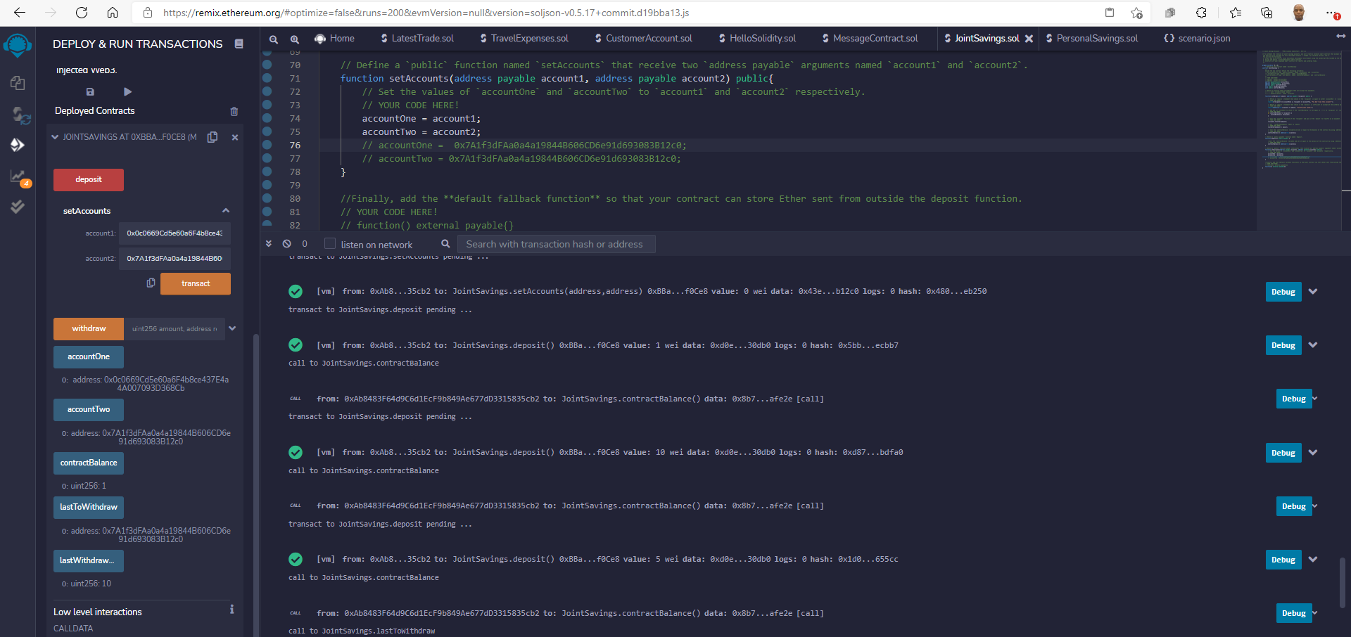 GitHub - EGeorge2021r/Challenge20_Repo: Create a Solidity smart contract that accepts two user ...