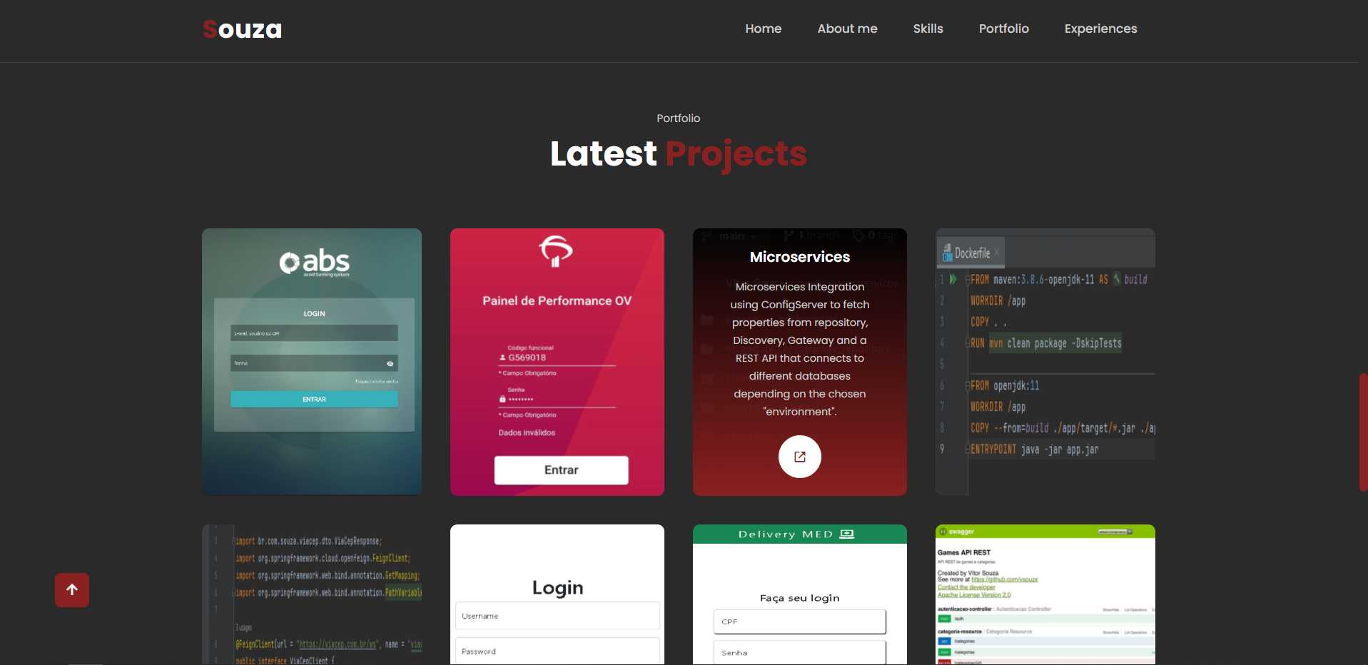 GitHub - vsouzx/portfolio2.0: Novo portfolio, com um design mais clean e interativo e com os ...