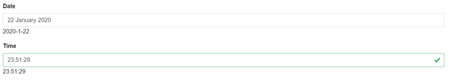 Feature Request Flatpickr Alt Input Should Mirror The Css Class Of The Hidden Input · Issue
