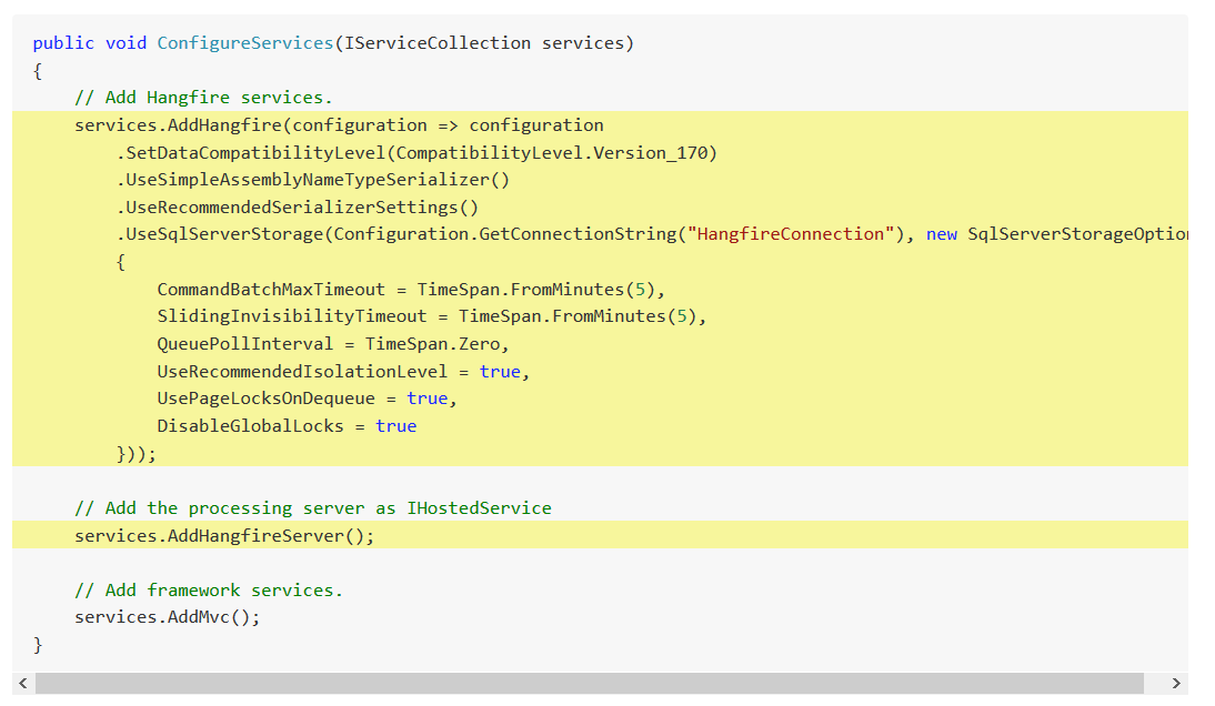 Feat: Configure event listeners in ConfigureServices with automatic ...