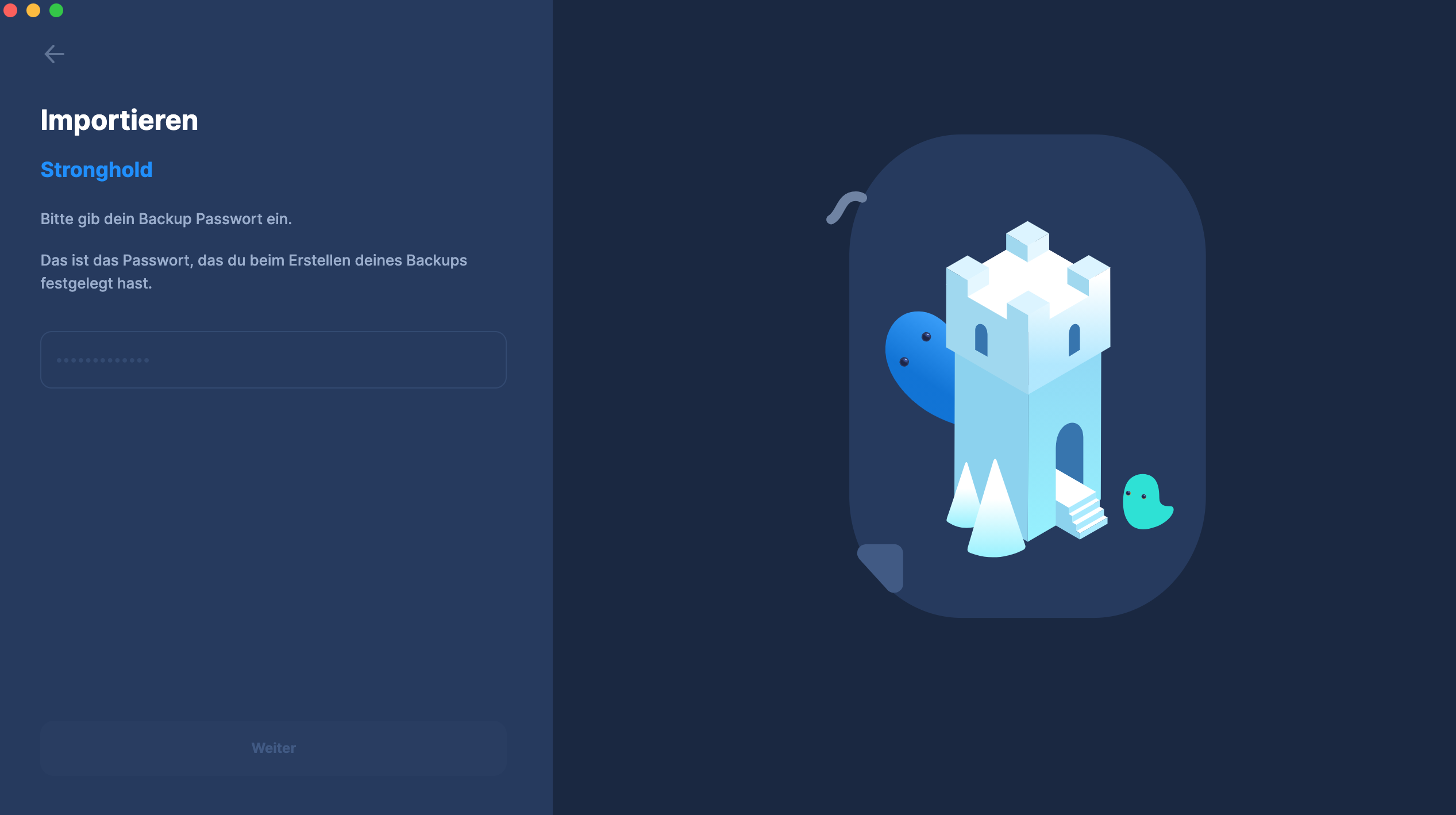 Problem to import stronghold backup file · Issue #1401 · iotaledger/firefly · GitHub