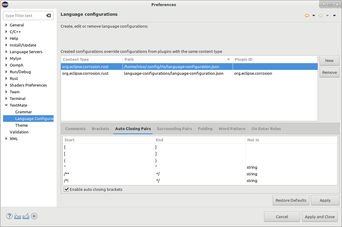 Language Configuration File For Rust Does Not Load Properly In Textmate Settings · Issue 124