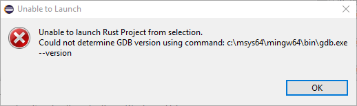 GDB Mingw64 doesn't start · Issue #138 · eclipse-corrosion/corrosion ...