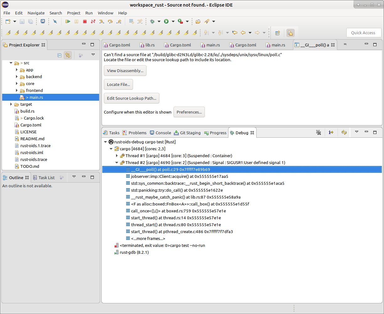 [new feature] add a `Cargo test` debug configuration · Issue #223 ...