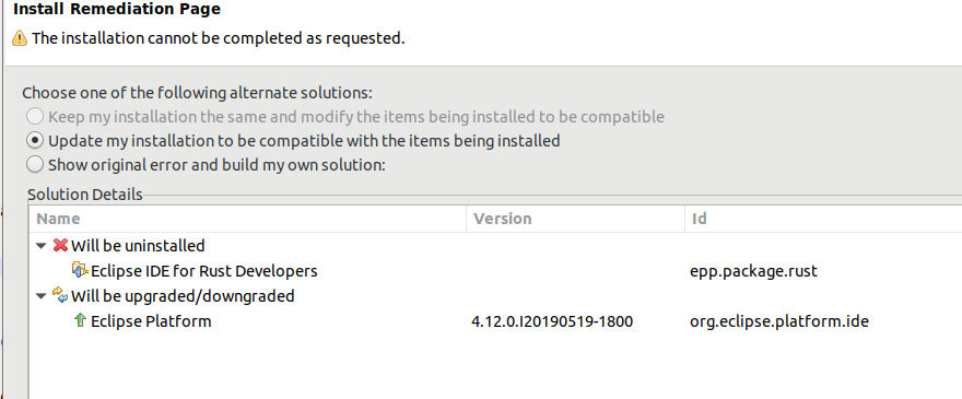 Could not upgrade to LSP4E 0.10.0 · Issue #250 · eclipse-corrosion/corrosion · GitHub