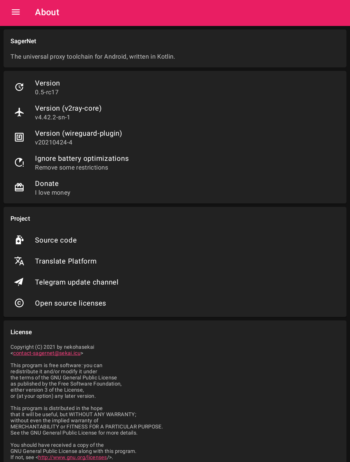 Apps are not routed correctly · Issue #261 · SagerNet/SagerNet · GitHub
