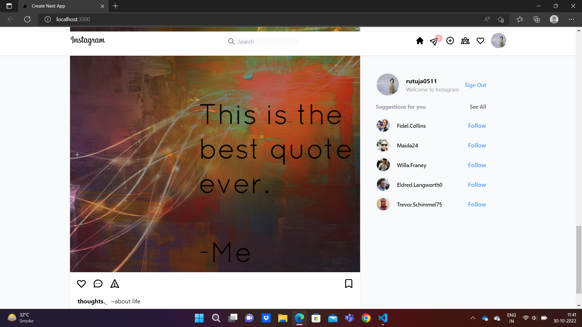 GitHub - Rutuja0511/Insta_Clone