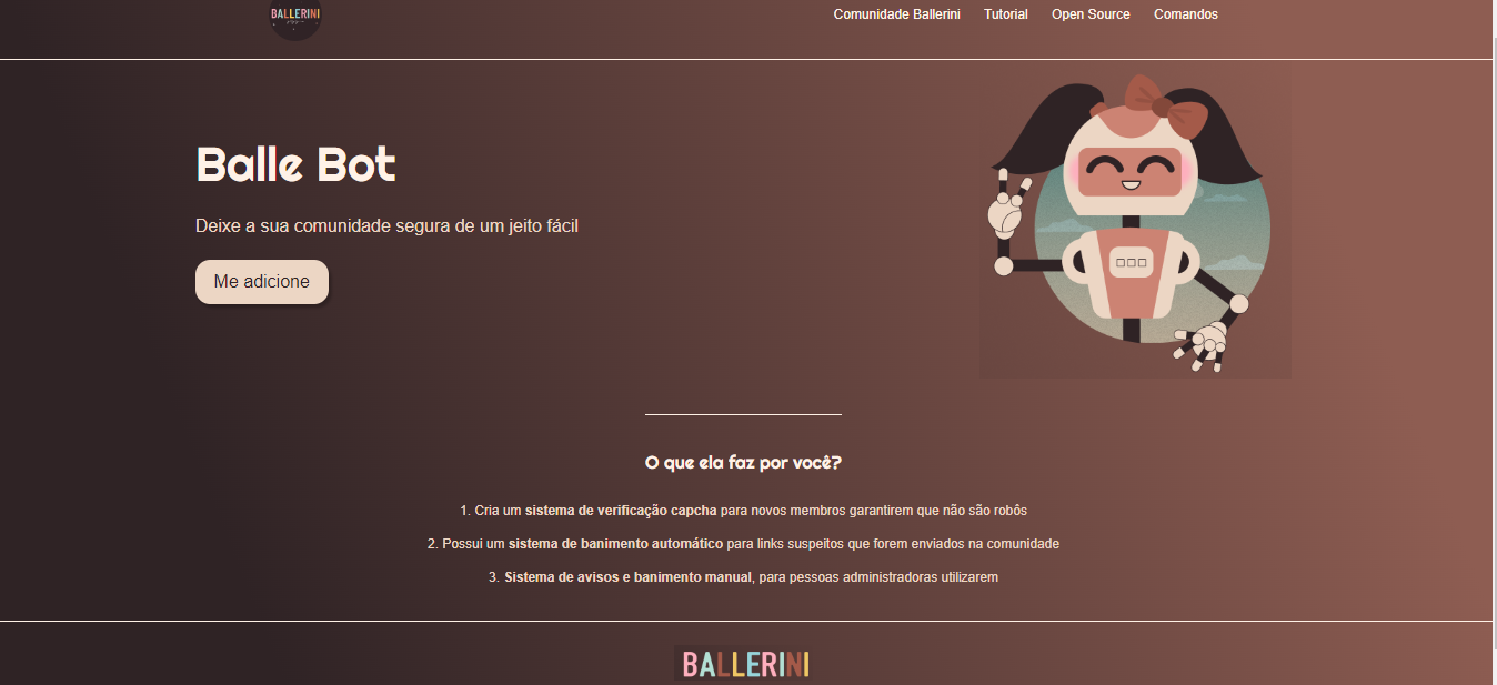 GitHub - AdrianaBrunner/clone-landingpage-ballebot: Landing Page Balle Bot