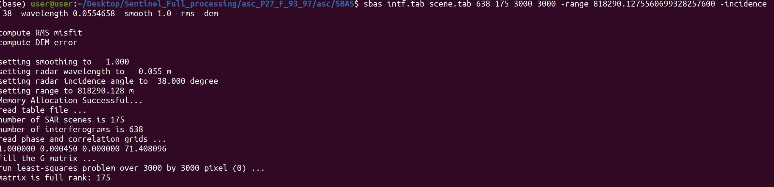 [Help]: SBAS processing taking a lot of time · Issue #441 · gmtsar/gmtsar · GitHub