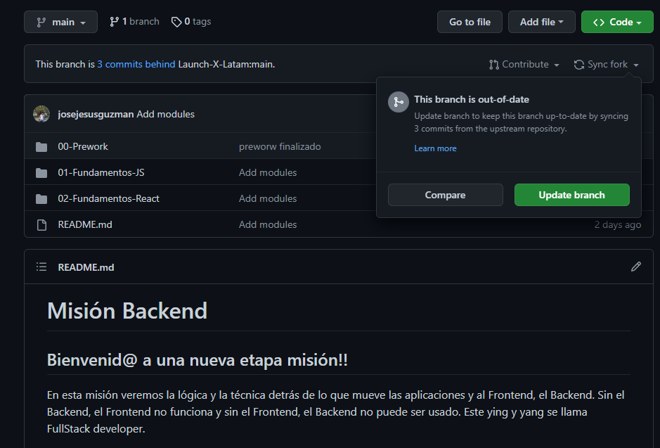 No está el contenido en el github de Backend?? · Launch-X-Latam MisionFrontEnd · Discussion #473 ...