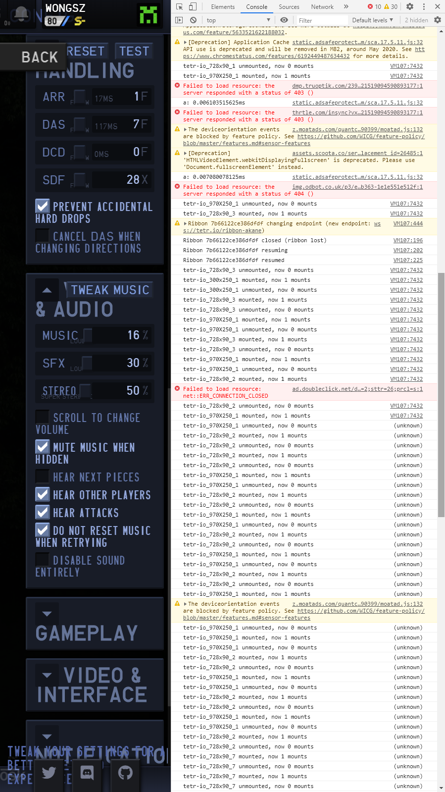 Tetr.io completely muted · Issue #749 · tetrio/issues · GitHub