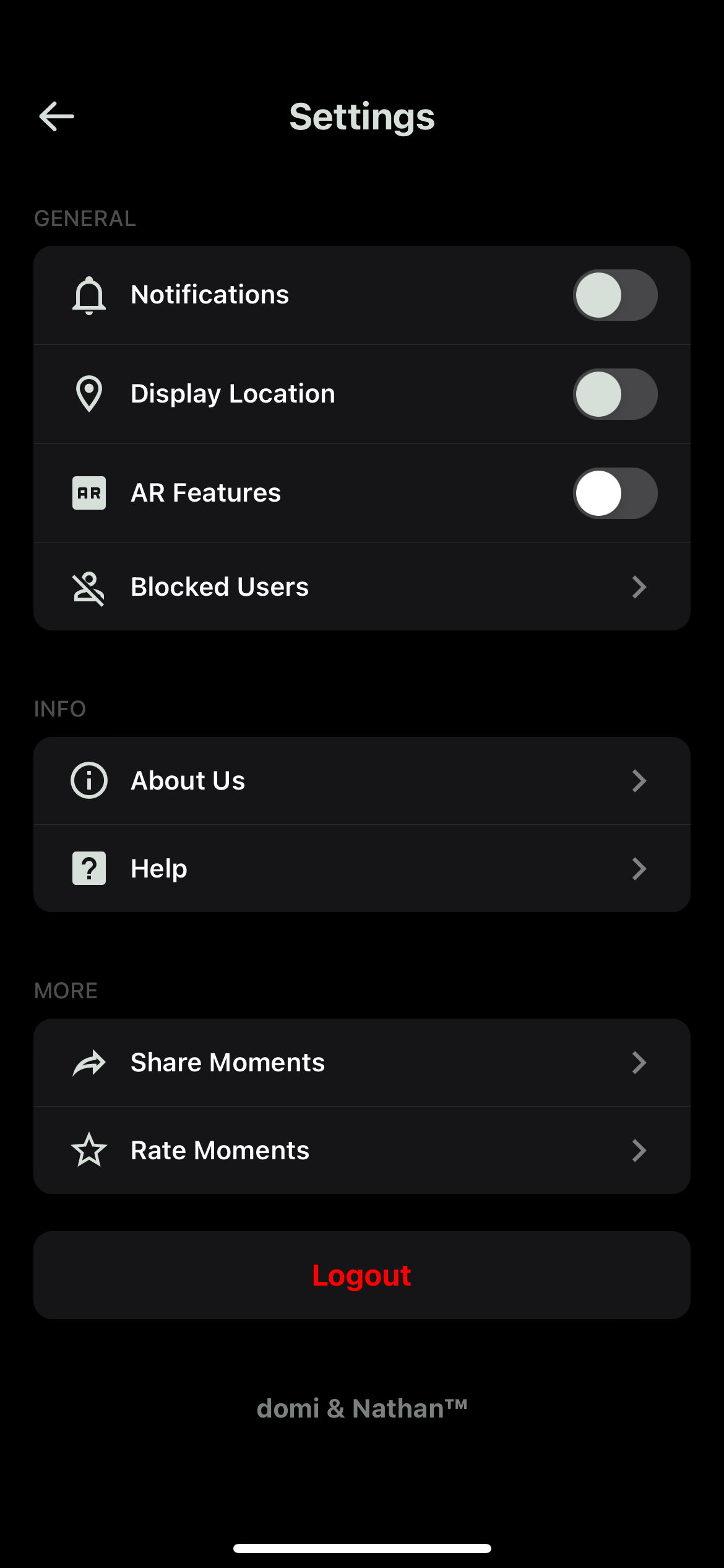 Momnts App · GitHub
