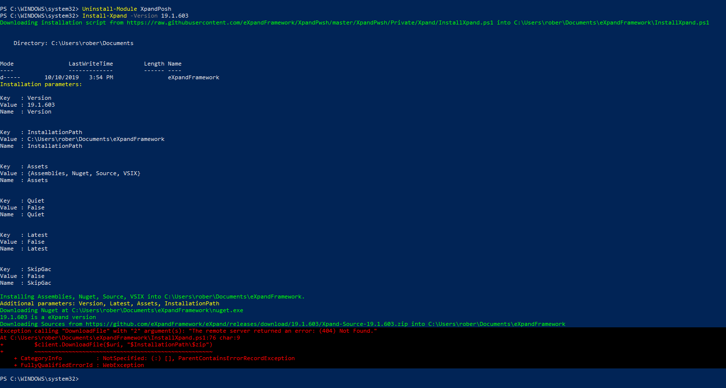 Posh Installer · Issue #579 · eXpandFramework/eXpand · GitHub