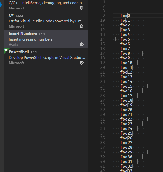 cursor positions messed up after inserting numbers (when >1000 lines) · Issue #3 · Inori/vscode ...